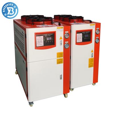 China 9KW 3HP Portable Industrial Air Chiller 380V with 67L Tank for Plating Applications for sale