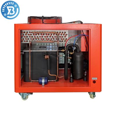 China 1HP Air Cooled Chiller with 3kW Cooling Capacity for Ultrasonic Cleaning and Electroplating Applications for sale