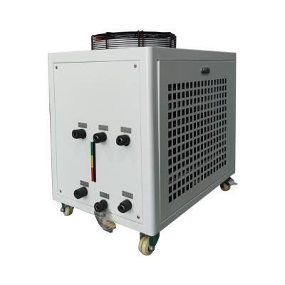 China 2HP Air Cooled Industrial Chiller 6kW Cooling Capacity 220V for Electroplating Temperature Control for sale