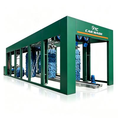China Automated Tunnel Car Wash Machine 11000x3800x3000mm For Express Car Washing for sale