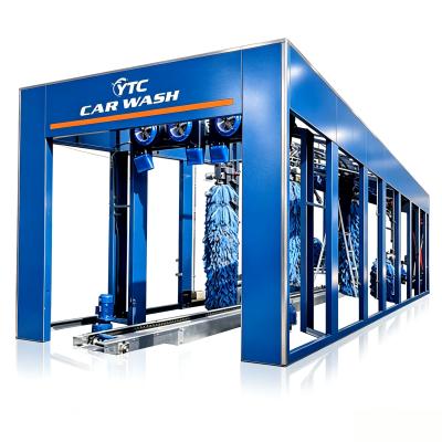 China Air Drying Express Car Wash Equipment 40KW Automatic Car Wash Tunnel Machine for sale