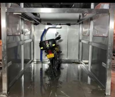China Fast Wash Cycle Automatic Motorcycle Washing Machine 4 Minute Cleaning High Throughput for sale
