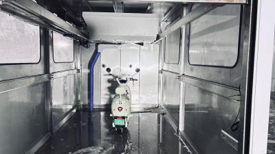 China Stainless Steel Motorcycle Washing Machine 800Kg with Water Leakage Protection / Main Wash Mode for sale