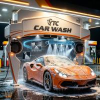 China High Pressure Automatic Touchless Car Wash Machine 24kw Safety Protection for sale