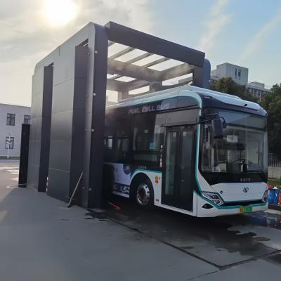 China High Throughput Bus Washing Machine 15 Buses/Hour Fast Cleaning System for sale