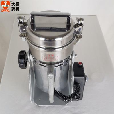 China 110V 220V Medicinal Herb Grinder Machine With Stainless Steel Base for sale