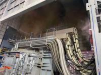 China 80T EAF Electric Arc Furnace Steel Making Equipment ISO9001 150T Weight for sale