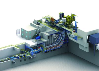 China 600mm-1600mm Slab Continuous Casting Machine CCM Equipment Customized for Steel Mills for sale