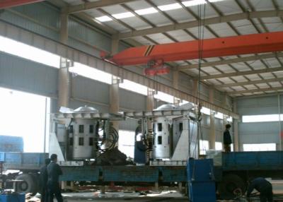 China 5T 2500KW Medium Frequency Induction Melting Furnace 1600C Steel Foundry for sale