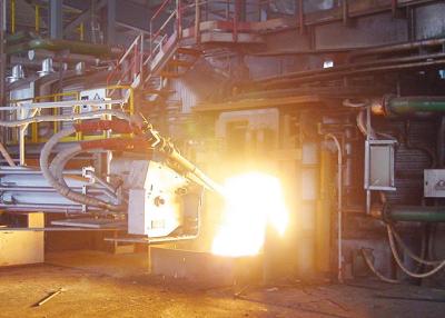 China Industrial Electric Arc Furnace 2T-80T Steelmaking Cast Iron Melting Furnace ISO9001 for sale