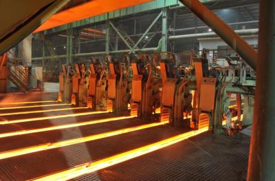 China Steel Billet Continuous Casting Machine PLC Control 110mm Billet Size 80x80 to 145x145mm for sale