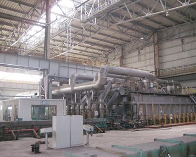 China Continuous Heating Furnace 35t / H Walking Beam Feeder Cold Charging for sale