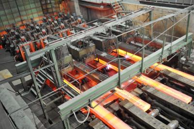 China Steel Billet Continuous Casting Machine 2 Mill 2 Strand 80x80mm to 145x145mm for sale