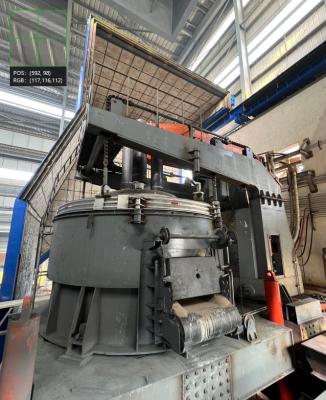 China Industrial Electric Arc Furnace 10T-80T Steelmaking Cast Iron Smelting Equipment ISO9001 for sale
