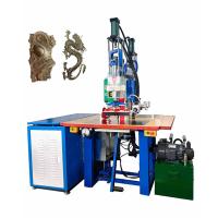 China Double Head Hydraulic 5KW-12KW High Frequency Embossing Machine for TPU Sheet 3D Badge Emblem Patches Making for sale
