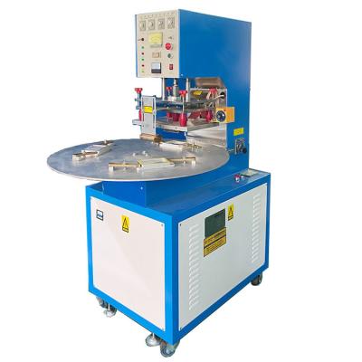 China Manual 3 Stations High Frequency PVC PET Double Blister Paper Printed Card Blister Packing Machine for Plastic Clamshell Sealing for sale