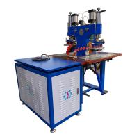 China New Radio Frequency HF Double Heads 2 Stations PVC Membrane Stretch Ceiling Welding Machine for Advertising Banner Boxes Sealing for sale
