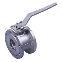 China LN-Q1AFH-Wafer ball valve with direct mounting pad 150LBS for sale