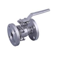 China LN-Q2AFH1-2PC flange ball valve with direct mounting pad 150LBS for sale