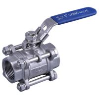China LN-Q3TM3-3PC thread ball valve M3 type 1000psi for sale