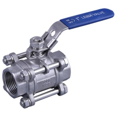 China LN-Q3TM3-3PC thread ball valve M3 type 1000psi for sale