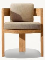 China Waterproof Cushion Teak Wood Outdoor Table And Chairs Patio Set OEM for sale