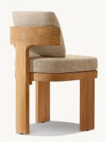 China Waterproof Cushion Teak Wood Outdoor Table And Chairs Patio Set OEM for sale
