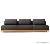 China Outdoor Teak Swivel Chair Garden Sofa for sale