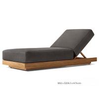 China Outdoor Teak Swivel Chair Garden Sofa for sale