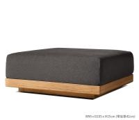 China Outdoor Teak Swivel Chair Garden Sofa for sale