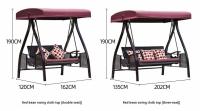 China OEM Flexible Waterproof 3 Seater Convertible Outdoor Swing Canopy Hammock for sale