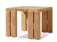 China Customized Outdoor Courtyard Villa Teak Wood Table And Sofa Set For Garden Leisure for sale