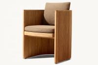 China Coffee Time Teak Garden Table And Chairs Dining Sets Anti Mildew for sale