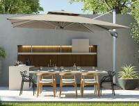 China Sun Garden Parasol Umbrella Large Size 3.5*3.5M for sale