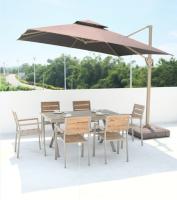 China OEM Outdoor Aluminium Garden Dining Set With UV Resistant Material for sale