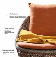 China Outdoor Furniture Rattan Garden Chairs Set 3pcs Wicker Coffee Table And Chair Set for sale