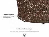 China Outdoor Furniture Rattan Garden Chairs Set 3pcs Wicker Coffee Table And Chair Set for sale