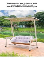 China Metal Steel Frame Garden Double Swing Chair for sale