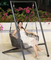 China Patio 3 Person Metal Porch Swing for sale