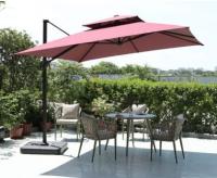 China Aluminum Frame Heavy Duty Commercial Outdoor Umbrellas 2.5m Cantilever Parasol for sale
