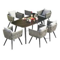 China Patio Wicker Chairs And Table Set for sale