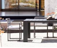 China Tea Break Patio Dining Table And Chair Set For Contemporary Outdoor Furniture for sale