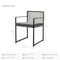 China Tea Break Patio Dining Table And Chair Set For Contemporary Outdoor Furniture for sale