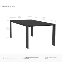 China Tea Break Patio Dining Table And Chair Set For Contemporary Outdoor Furniture for sale