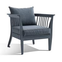 China Dark Gray Aluminum Alloy Frame Modern Outdoor Garden Furniture Dining Set for sale