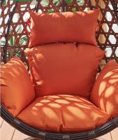 China Cabon Steel Frame Outdoor Single Seat Garden Swing Chair OEM for sale
