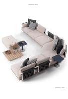 China Nordic Outdoor Furniture Lounge Bed for sale