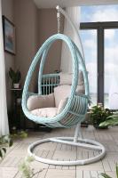 China Polyester Outdoor Single Seat Swing Chair OEM Logo Acceptable for sale