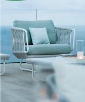 China Hotel Villa Garden Rope Weave Outdoor Patio Furniture With PE Rattan for sale