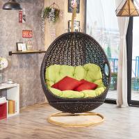 China Carbon Steel Frame 2 Seat Hammock Swing Egg Shaped Rocking Chair for sale